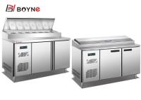 China Commercial Stainless Steel Salad Prep Counter Refrigerator 0.34kW 0-5°C for sale