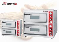 China Commercial Electric Pizza Oven 380V 4.2kW Fast Heating Stainless Steel for Pizzeria for sale