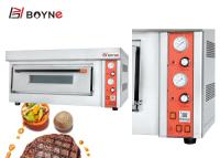 China Commercial Gas Pizza Oven 2 Layer 220V 400C Stainless Steel Electric Baking Equipment for sale
