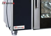 China Commercial Gas Combi Oven 10 GN 1/1 LCD 230V 20kW Baking Steam Convection for sale