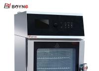 China Commercial Kitchen Cooking Equipment High Effecient LCD Version Electric Combi Oven With Injection for sale