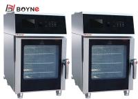 China Commercial Kitchen Cooking Equipment High Effecient LCD Version Electric Combi Oven With Injection for sale