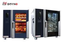 China Electric 6 Trays Steam Combi Oven 380V 12.5kW Stainless Steel with Injection for sale