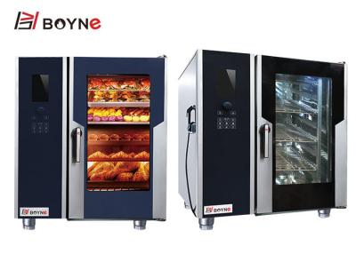 China Electric 6 Trays Steam Combi Oven 380V 12.5kW Stainless Steel with Injection for sale