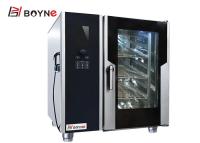 China Gas Six Trays Combi Oven 230V 25-300°C Commercial Kitchen Cooking Equipment for sale