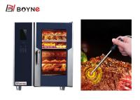 China Gas Six Trays Combi Oven 230V 25-300°C Commercial Kitchen Cooking Equipment for sale