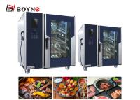 China Gas Six Trays Combi Oven 230V 25-300°C Commercial Kitchen Cooking Equipment for sale
