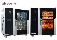 China Commercial Kitchen Cooking Equipment LCD Version Combi Oven With Boiler for sale