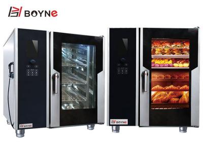 China Commercial Kitchen Cooking Equipment LCD Version Combi Oven With Boiler for sale