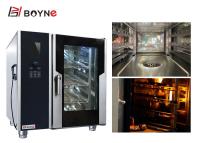 China Commercial Kitchen Cooking Equipment LCD Version Combi Oven With Boiler for sale