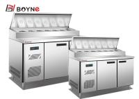 China Stainless Steel Commercial Pizza Prep Counter Refrigerator 1500mm 2-8°C for sale