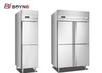 China Commercial Stainless Steel 4 Door Freezer Refrigerator Insert Trays Cabinet 1150mm Air Cooling for sale