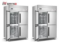 China Commercial Stainless Steel 4 Door Freezer Refrigerator Insert Trays Cabinet 1150mm Air Cooling for sale