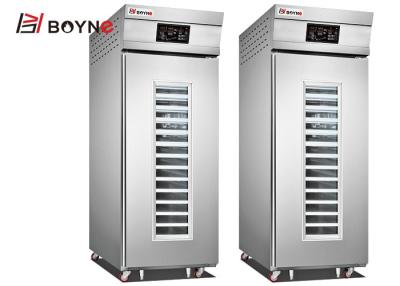China Commercial Stainless Steel Freezing Retard Proofer 18 36 Trays 220V Movable Fermentation Equipment for sale