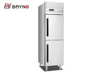 China Stainless Steel Double door Insert Chiller Cabinet Bakery Bread Shop Kitchen for sale
