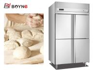 China Stainless Steel Double door Insert Chiller Cabinet Bakery Bread Shop Kitchen for sale