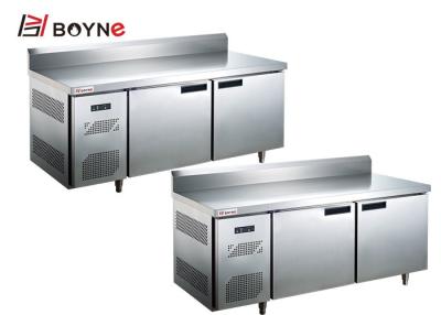 China Western Kitchen Workbench With Back Splash Cooling System Work Table for sale