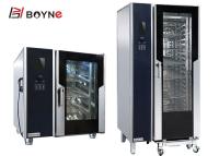 China Gas Commercial Combi Oven 10 Tray 304 Stainless Steel 910x820x1080mm 20kW 380V for sale