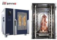 China 4 Trays Commercial Kitchen Cooking Equipment Combi Oven 2 Doors Double Lock for sale