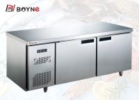 China Stainless Steel Work Table Refrigerator 1200mm 2-8C for Hotel Fast Food Kitchen for sale