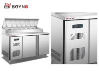 China Restaurant Kitchen Pizza Work Table Air Cooling Cabinet hotel kitchen for sale