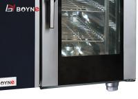 China 10 Tray Gas Combi Oven LCD Version For Canteen Kitchen Commercial Use for sale