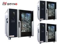 China 10 Tray Gas Combi Oven LCD Version For Canteen Kitchen Commercial Use for sale