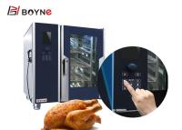 China Chicken Roasting Machine 6 Tray Combi Oven Boiler steaming and baking for sale