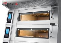 China 6 Plate Commercial Bakery Kitchen Equipment 3 Deck Oven LCD Intelligent Control for sale