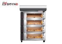 China Stainless Steel Commercial Bakery Kitchen Equipment 4 Deck Oven for sale