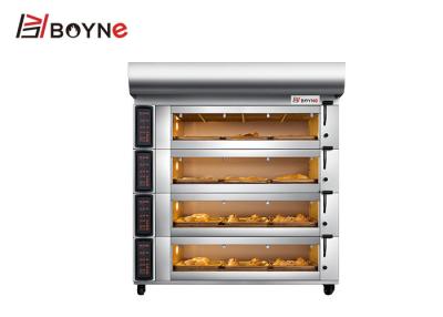 China Stainless Steel Commercial Bakery Kitchen Equipment 4 Deck Oven for sale