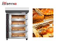 China Stainless Steel Commercial Bakery Kitchen Equipment 4 Deck Oven for sale