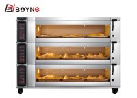 China 1.2mm Stainless Steel Commercial Touch Screen Oven 8 Trays 380V 30.4KW Bakery Equipment for sale