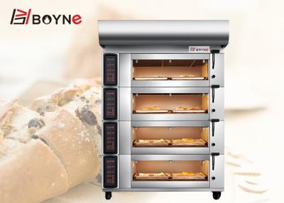 China 1.2mm Stainless Steel Commercial Touch Screen Oven 8 Trays 380V 30.4KW Bakery Equipment for sale