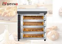 China 1.2mm Stainless Steel Commercial Touch Screen Oven 8 Trays 380V 30.4KW Bakery Equipment for sale