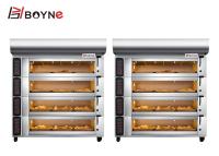 China 1.2mm Stainless Steel Commercial Touch Screen Oven 8 Trays 380V 30.4KW Bakery Equipment for sale