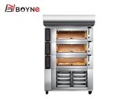 China SS304 Commercial 9 Tray Electric Bakery Oven 380V 22.65KW 3 Deck High Temperature for sale