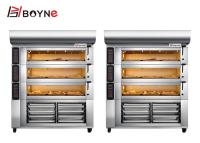 China SS304 Commercial 9 Tray Electric Bakery Oven 380V 22.65KW 3 Deck High Temperature for sale