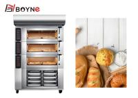 China SS304 Commercial 9 Tray Electric Bakery Oven 380V 22.65KW 3 Deck High Temperature for sale