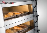 China Digital Tube Heating SS Touch Screen Baking Oven 3 Deck 6 Trays for sale