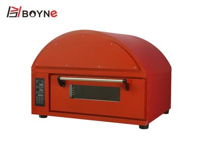 China Commercial Single Layer Electric Pizza Oven 4.2kW 380V with Viewing Door and Adjustable Thermostat for sale