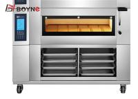 China LCD Screen 9 Trays Bread Bakery Oven With Heat Reflective Glass Visual Door for sale