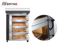 China Four Deck Eight Trays Commercial Bread Oven Floor Type for sale