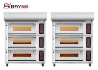 China Stainless Steel Commercial Bakery Kitchen Equipment Three Deck Oven for sale