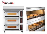 China 3 Deck 9 Tray Gas Commercial Bakery Oven For Bread for sale