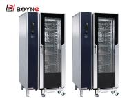 China 20 Trays 304 Stainless Steel Electric Combi Oven 380V 25.7kw for Professional Kitchen for sale
