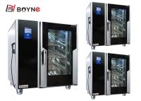 China Stainless Steel 10 Trays Commercial Combi Oven 380V 18kW with Boiler for sale