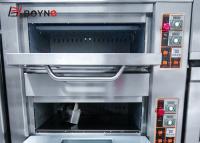 China Electirc Commercial Stainless Steel Bakery Deck Oven 2 Deck 2 Tray for sale