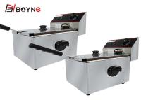 China Commercial 6L Single Tank Electric Deep Fryer 6000W 220V Stainless Steel for sale