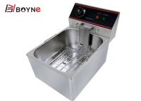 China Commercial 6L Single Tank Electric Deep Fryer 6000W 220V Stainless Steel for sale